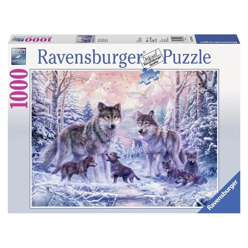 Ravensburger Arctic Wolves 1000 Piece Puzzle - Premium Quality 70x50cm