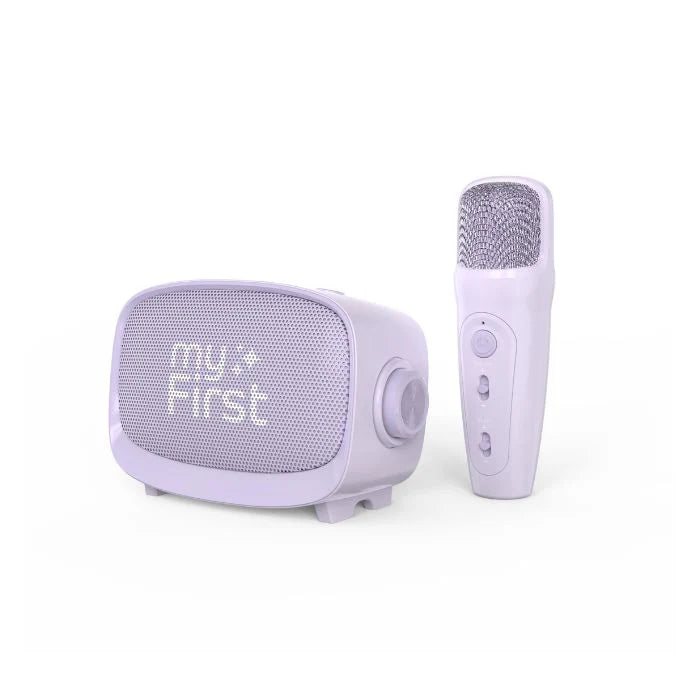 myFirst Voice 2 Kids Portable Karaoke Machine – Wireless Mic & Voice ...