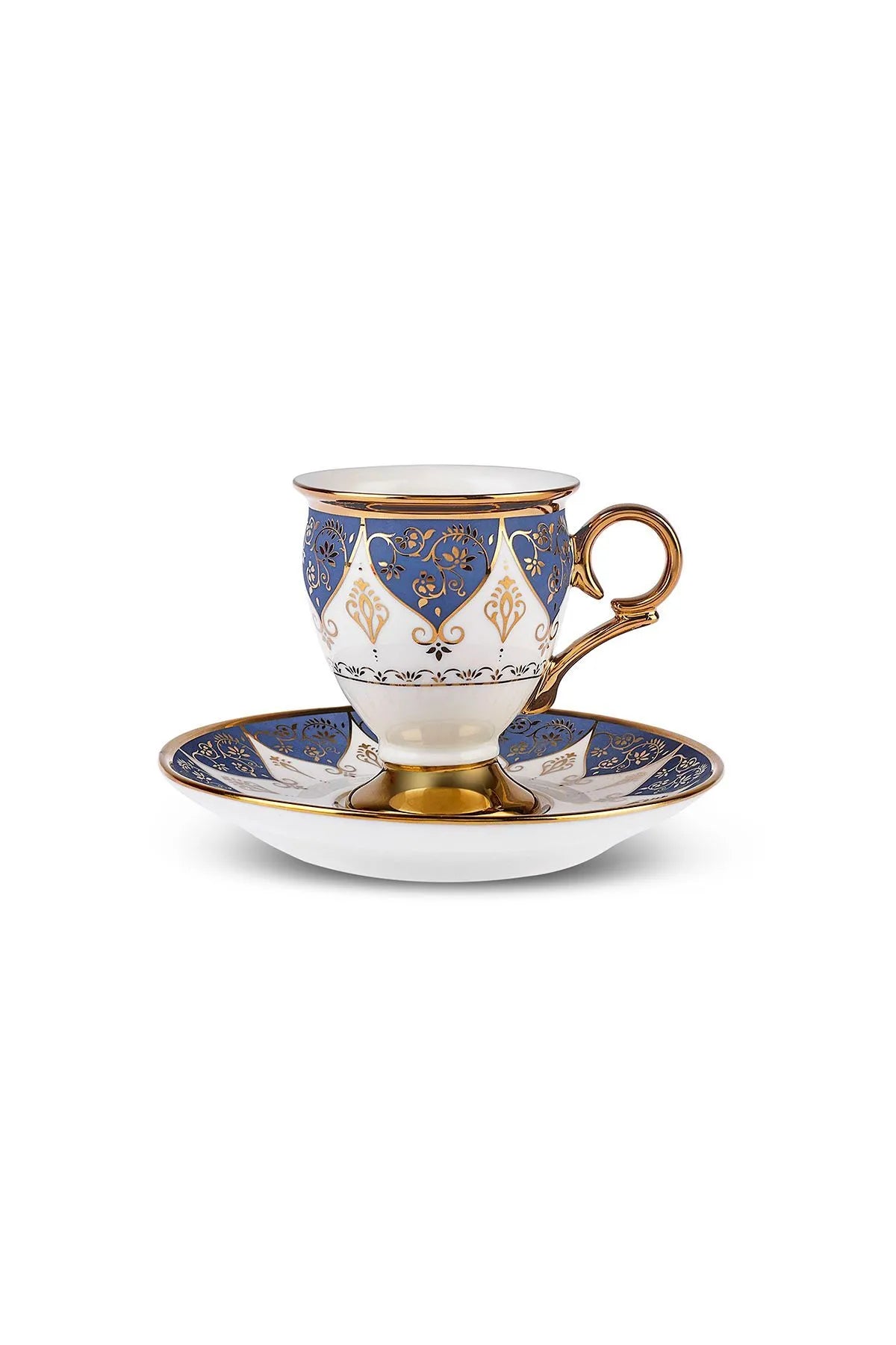 Karaca Merve Blue Coffee Set for 2, 100ml