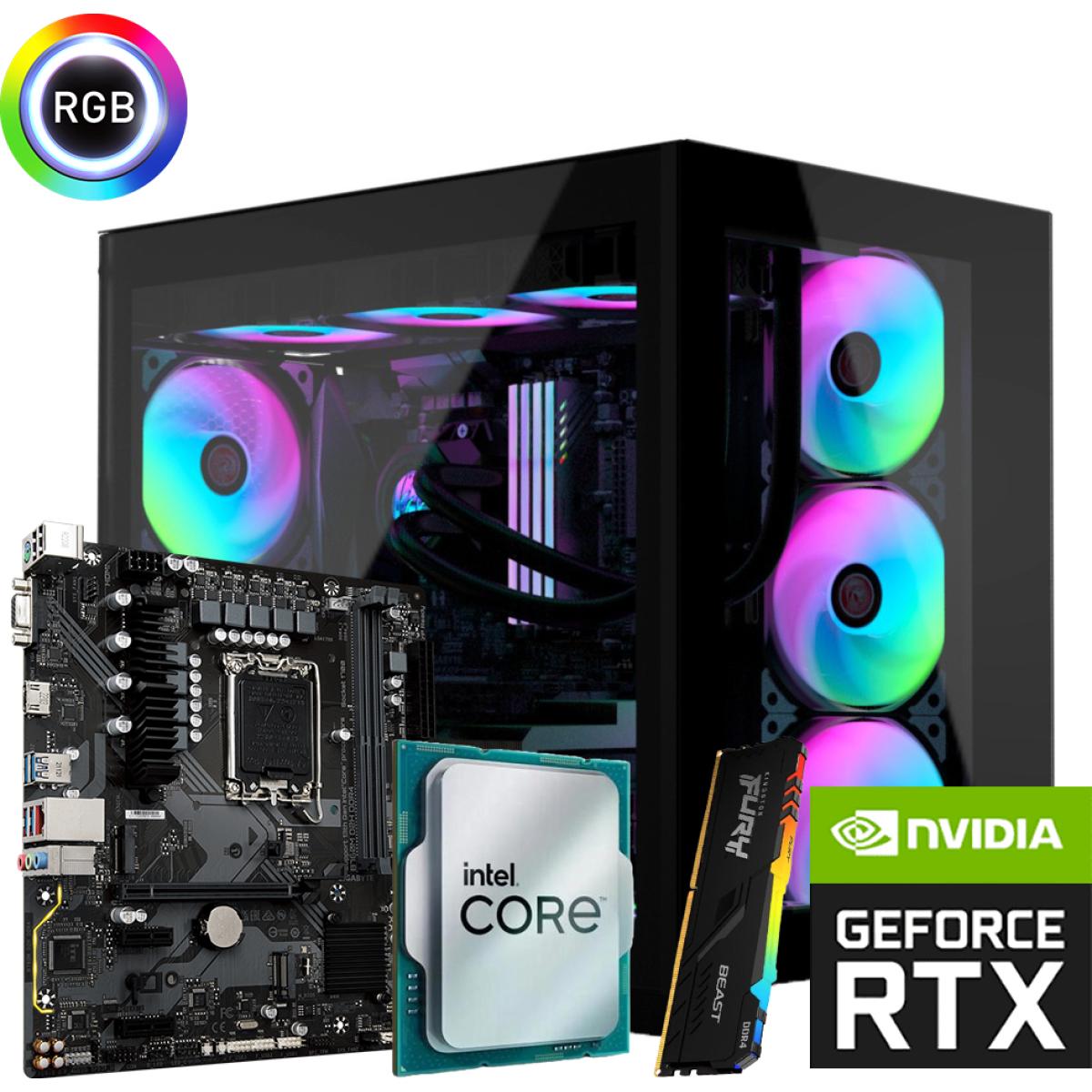 INTEL CORE i7 13700F / RTX 5070 12GB / 16GB RAM DDR4 - PC Build