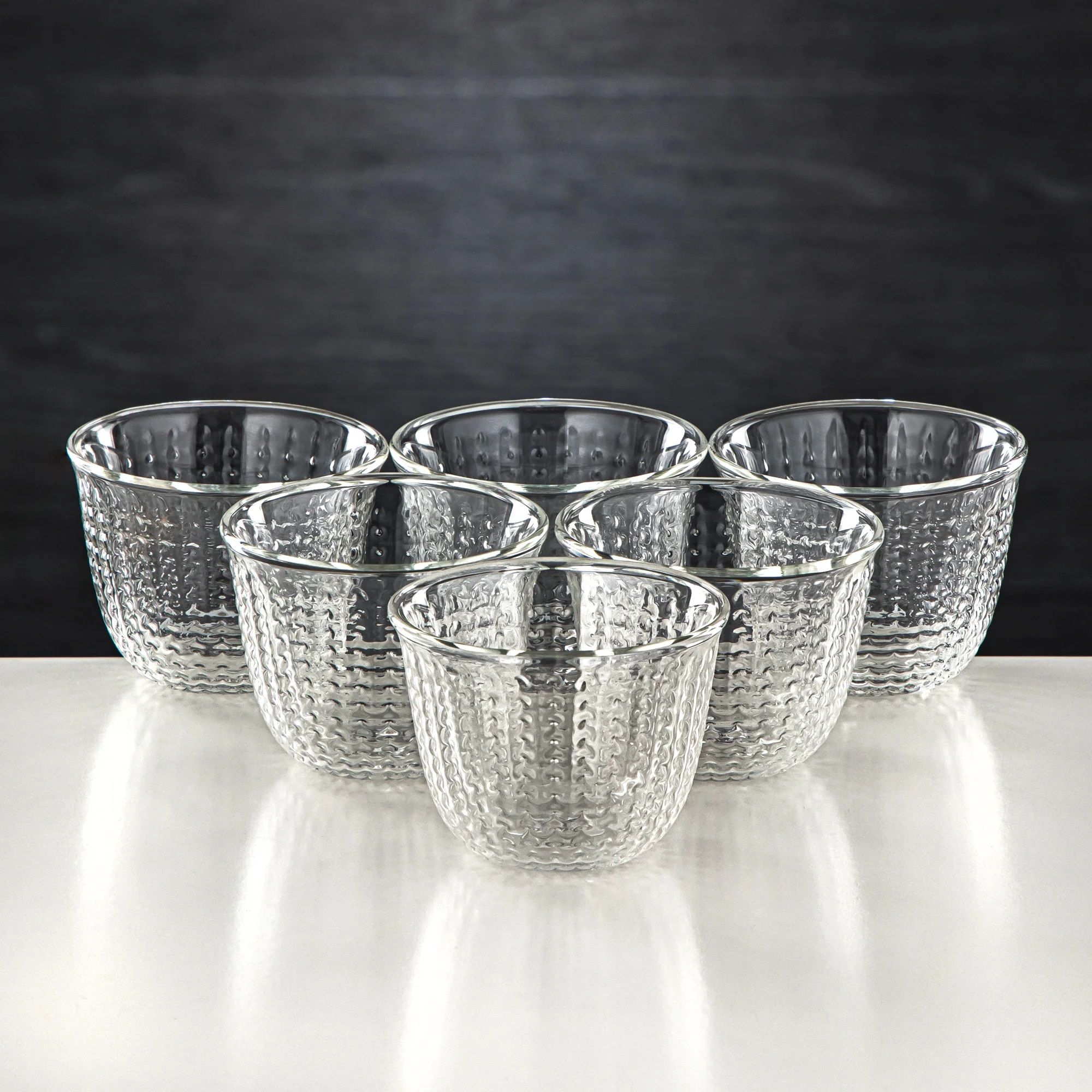 Almarjan 6-Piece Arabic Coffee Glass Cups Set
