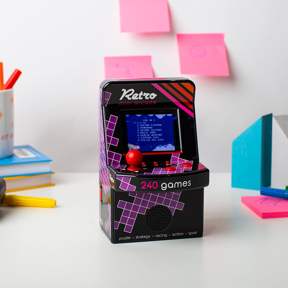 The Source Retro Mini Arcade Machine 240 Built-In Games