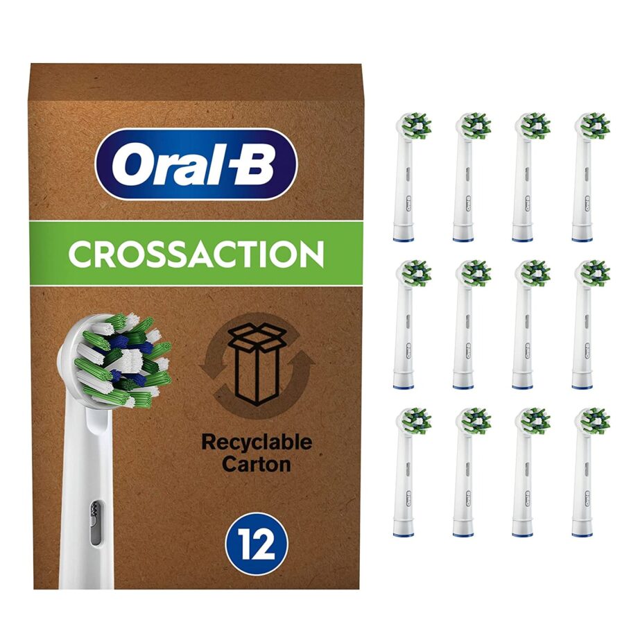 Oral-B CrossAction Toothbrush Head with CleanMaximiser Technology Pack