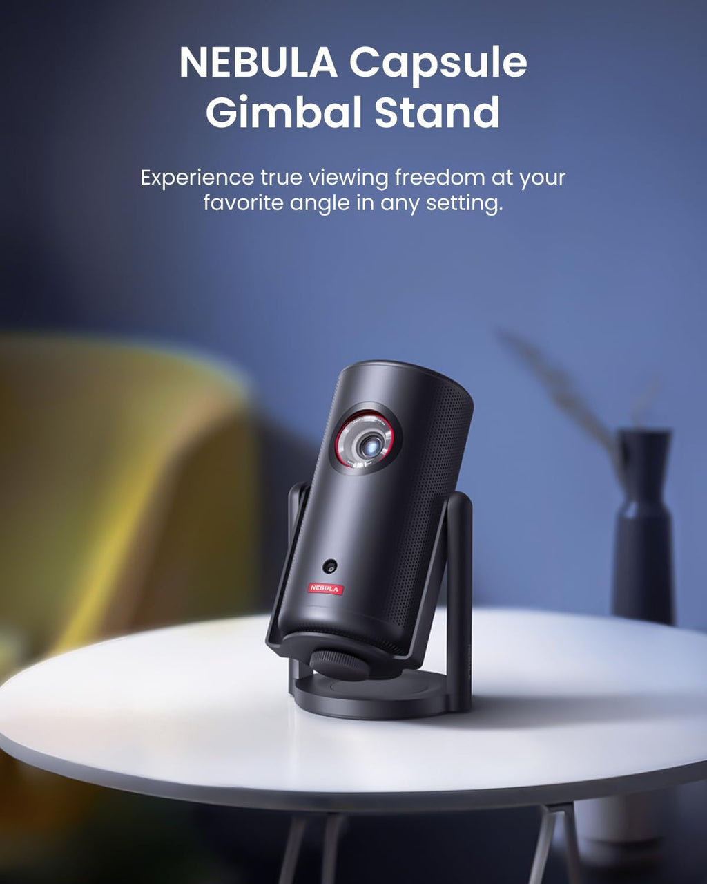 Anker NEBULA Capsule Gimbal Stand 360° Adjustable Viewing