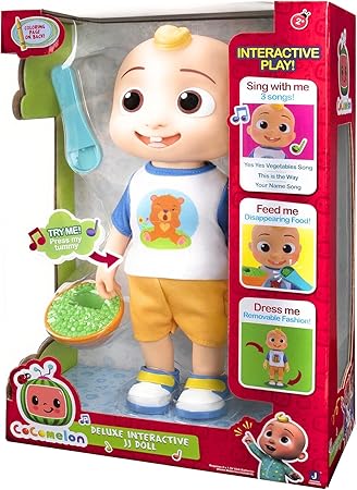 COCOMELON Large Vinyl Doll My Friend JJ Fun for Kids