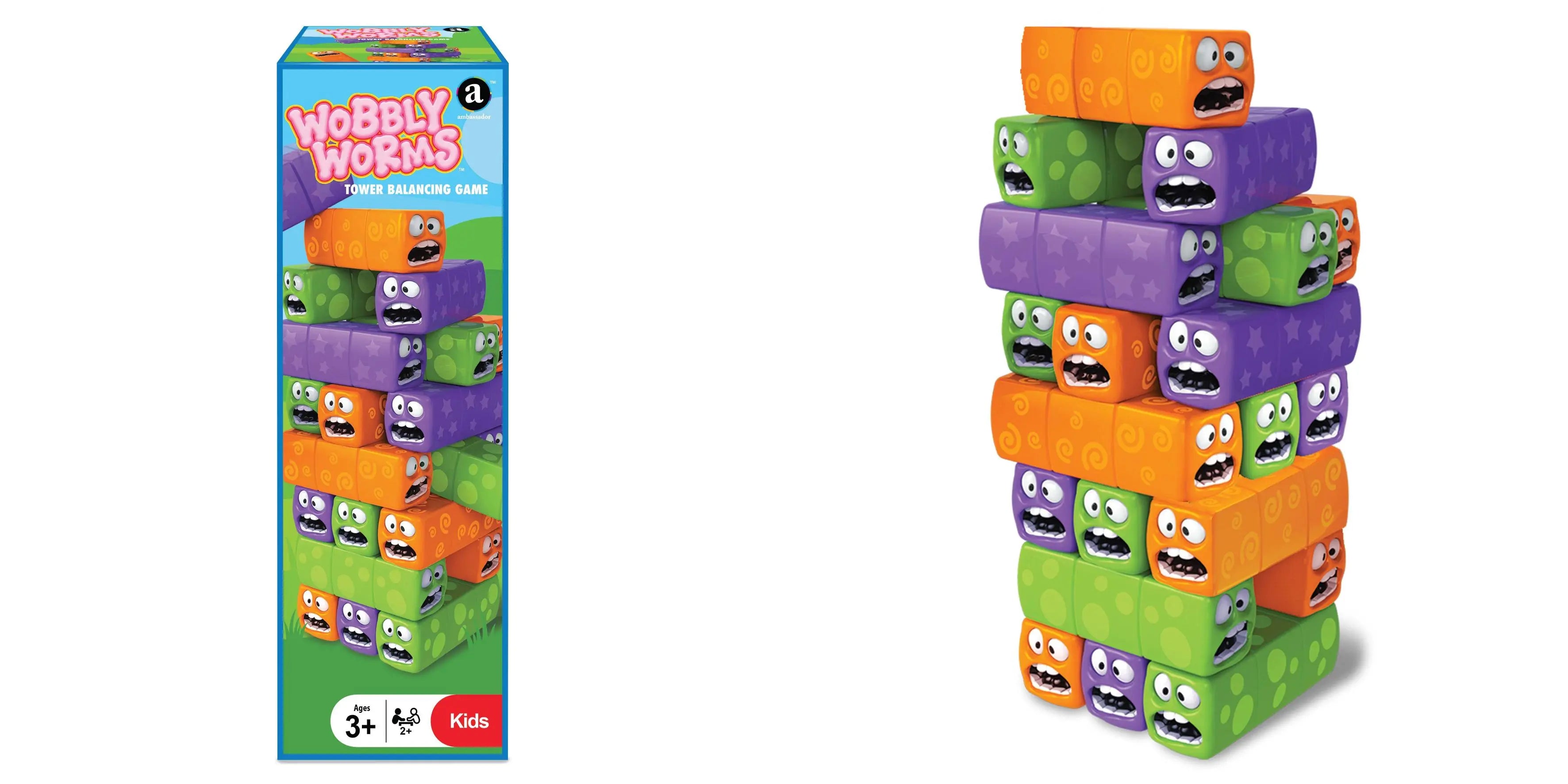 Ambassador Wobbly Worm Tower Balancing Game