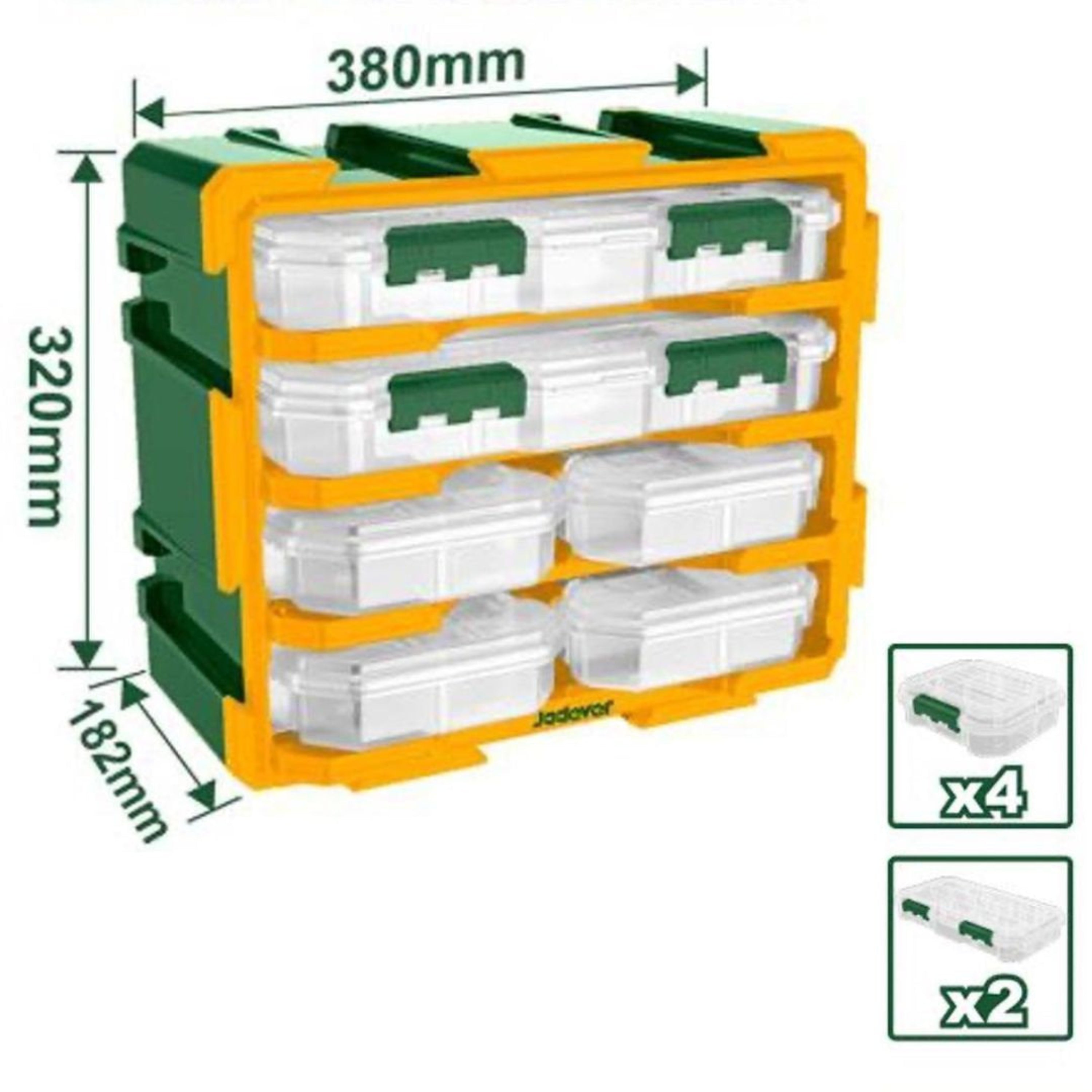 JADEVER 6 Drawer Storage Unit Stylish & Durable