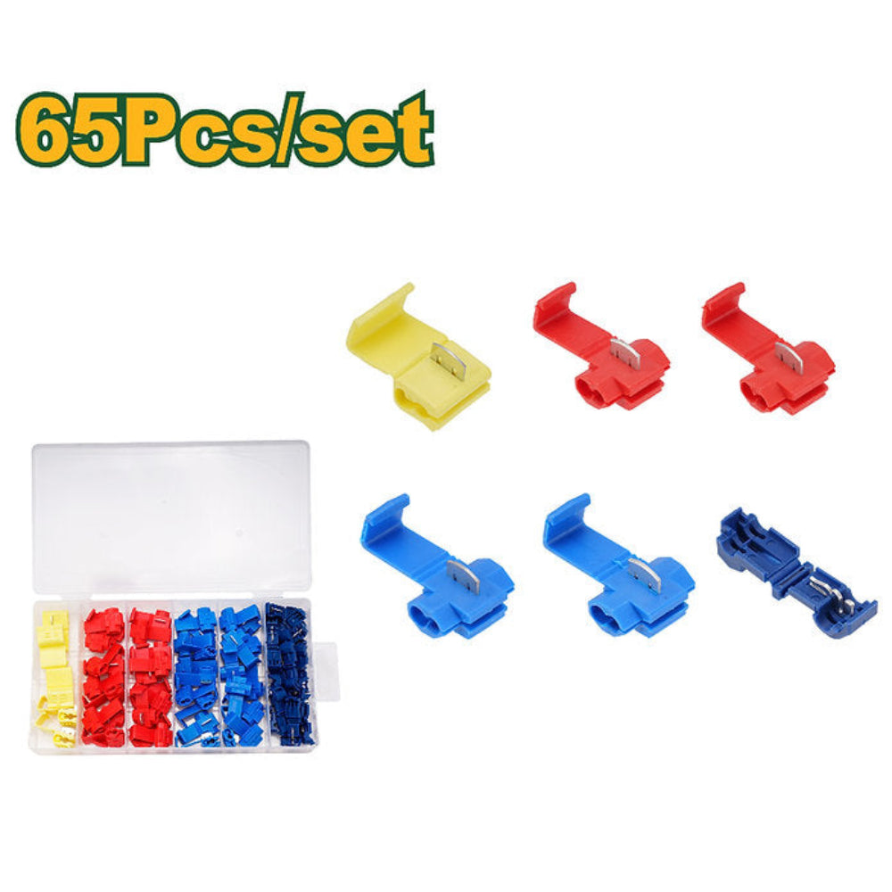 Jadever Electrical Wire Tap Connectors 65 Pieces Durable
