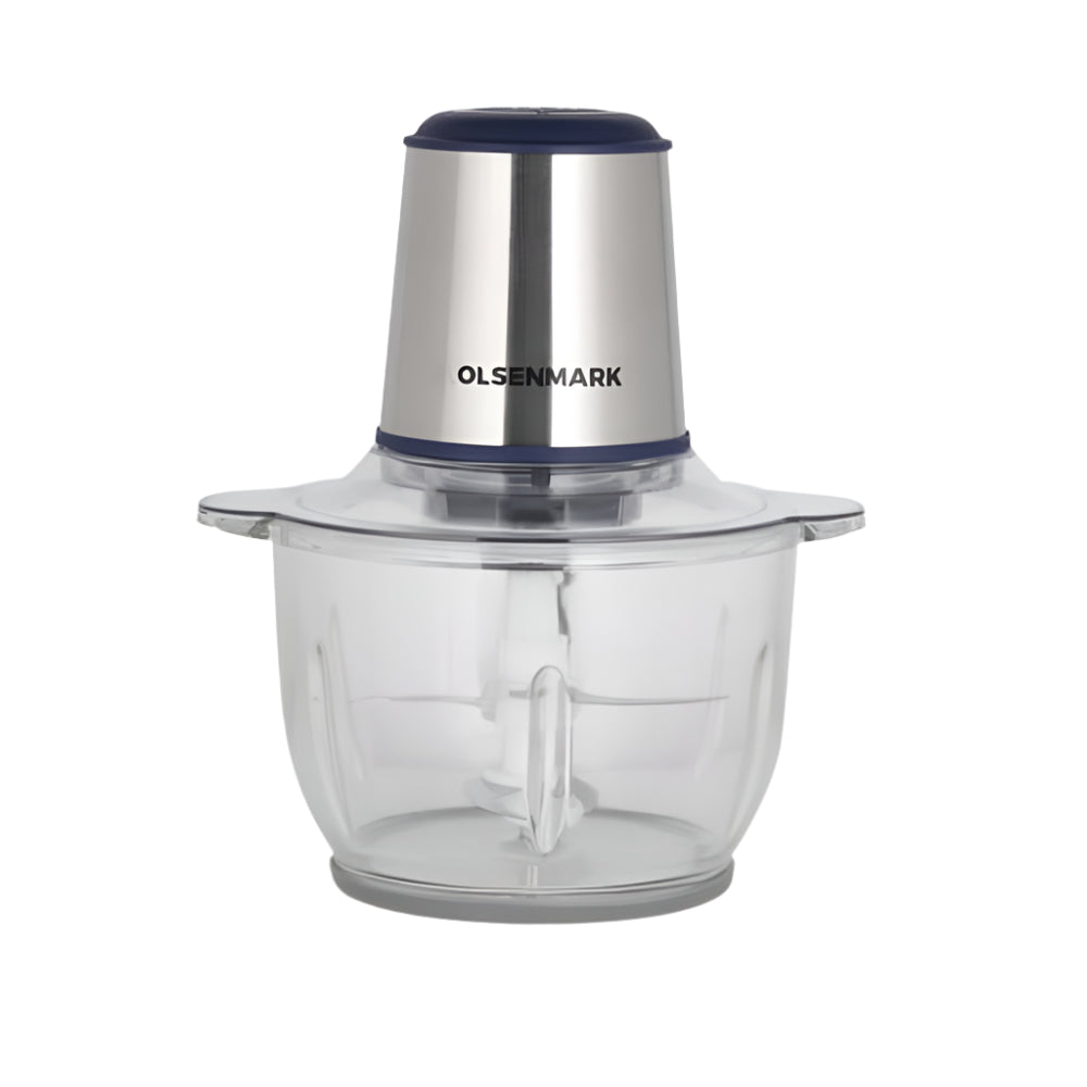 Olsenmark 1.8L Glass Chopper Fast, Sharp Easy to Use