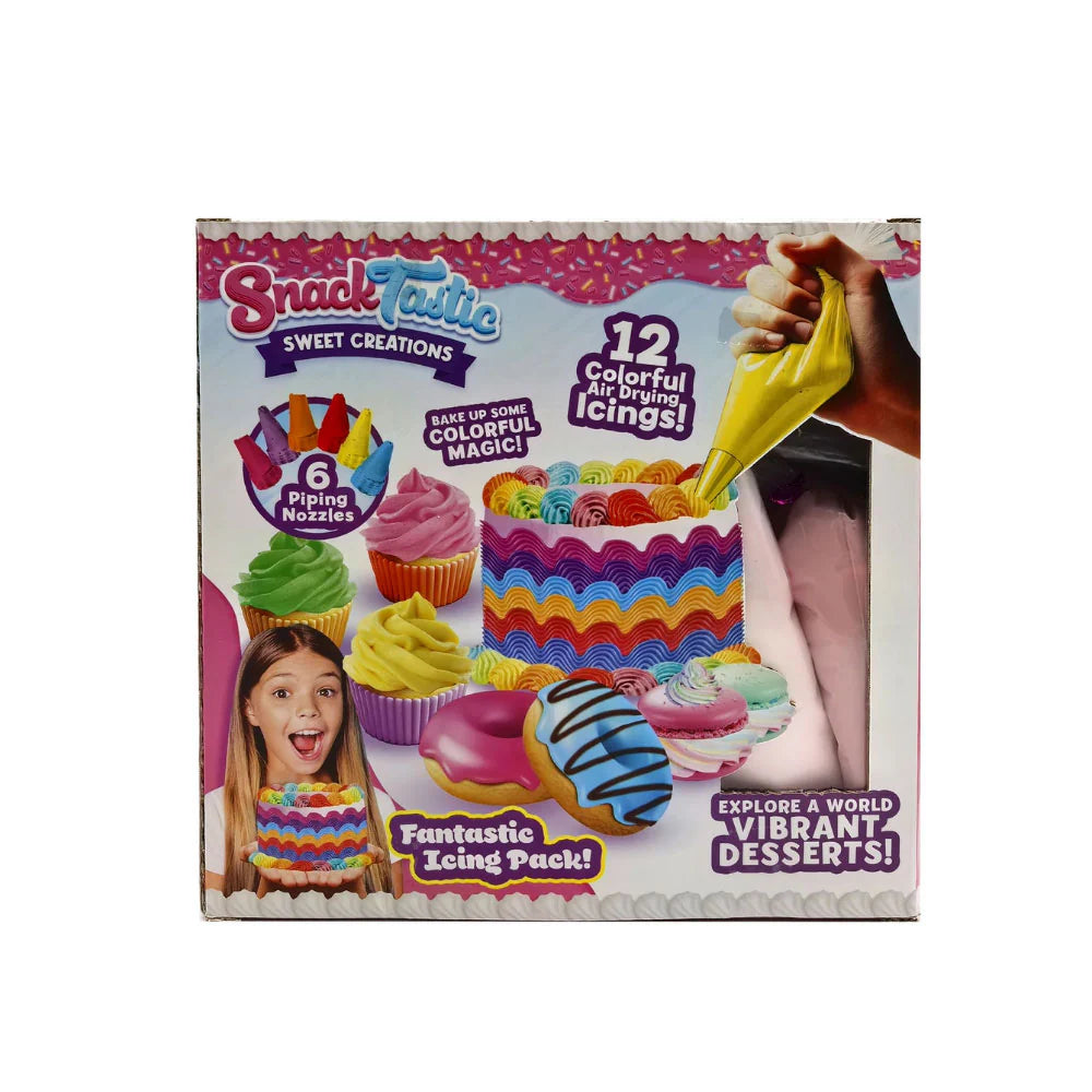 Snack Tastic Fantastic Icing Pack - DIY Decorating Kit for Kids Ages 6+