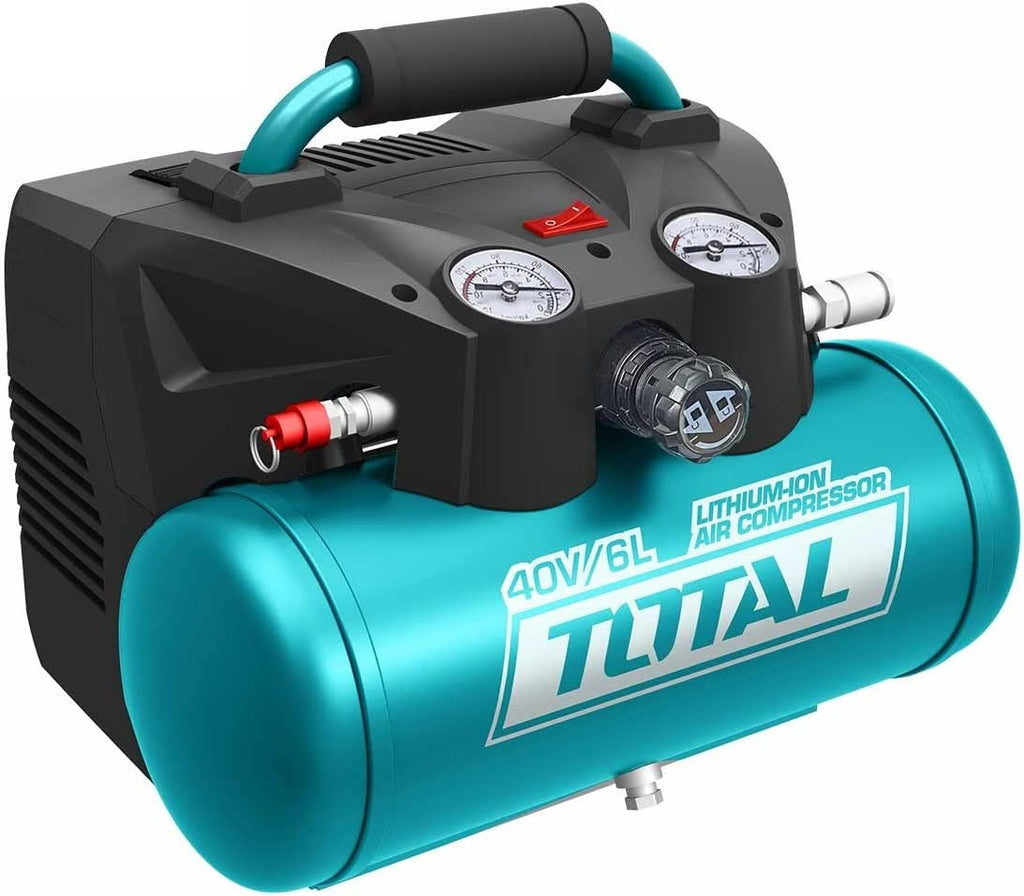 TOTAL 20V Cordless Air Compressor 6L Portable & Powerful