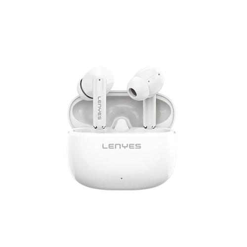 Lenyes Air 68 Wireless Earbuds – HNC Noise Canceling, Type-C, White